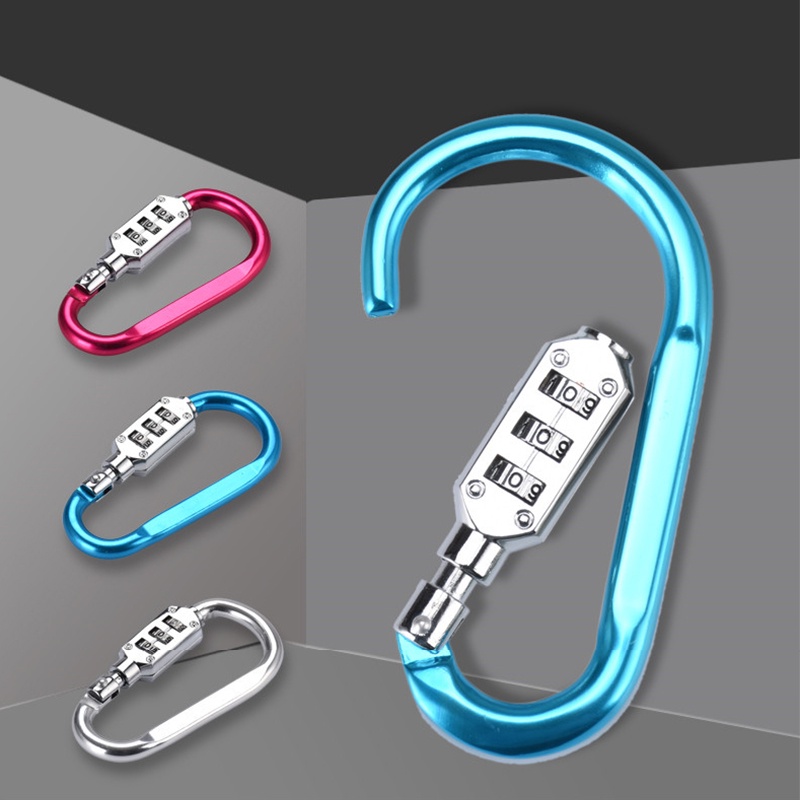 3 Digit Dial Combination Code Number Lock Padlock For Luggage Zipper ...