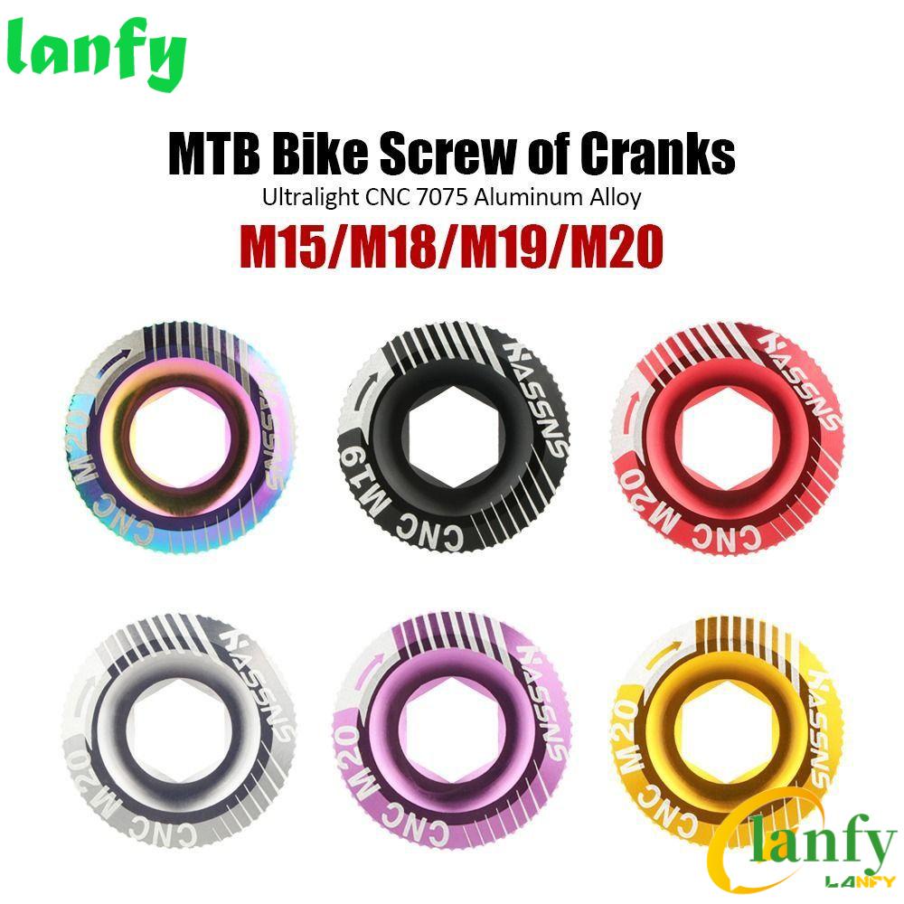 LANFY Bike Crank Arm Fixing Bolt Colorful M15/M18/M19/M20 Dust Cover ...