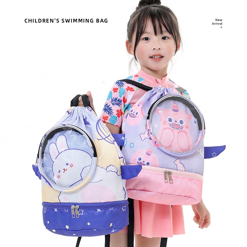 Kids Swim Backpack Waterproof Lightweight Dry Wet Bag Beach Outdoor for ...