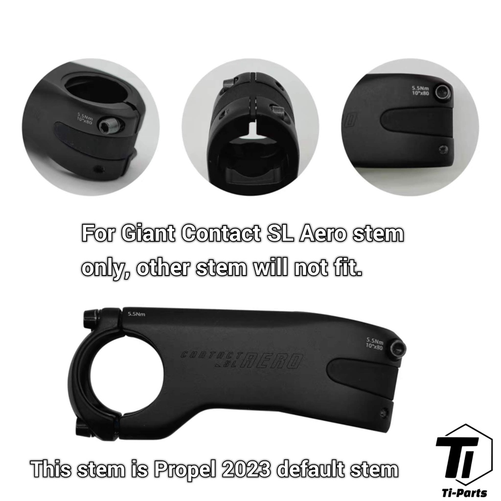 Aero Cover for Giant Contact SL Aero Stem | Propel 2023 Aero Cap ...