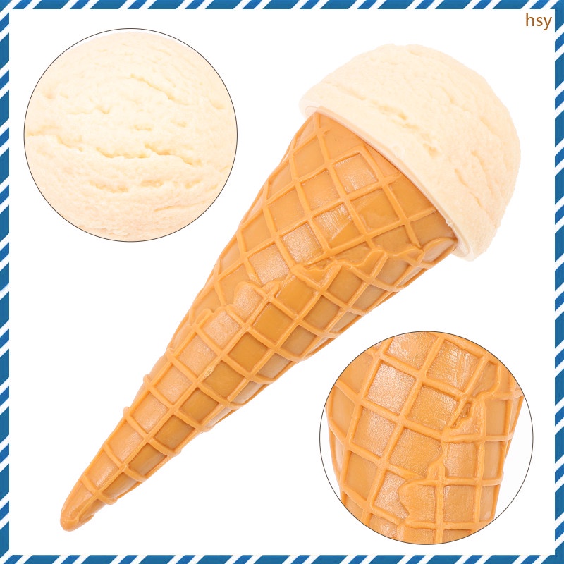 Simulation Ice Cream Party Favors Inflatable Cone Fake Cones Games Cake ...
