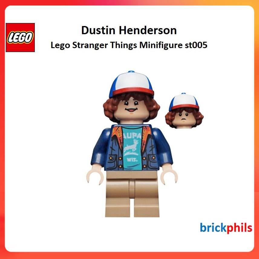 Lego Stranger Things Minifigure st005 Dustin Henderson | Shopee Singapore