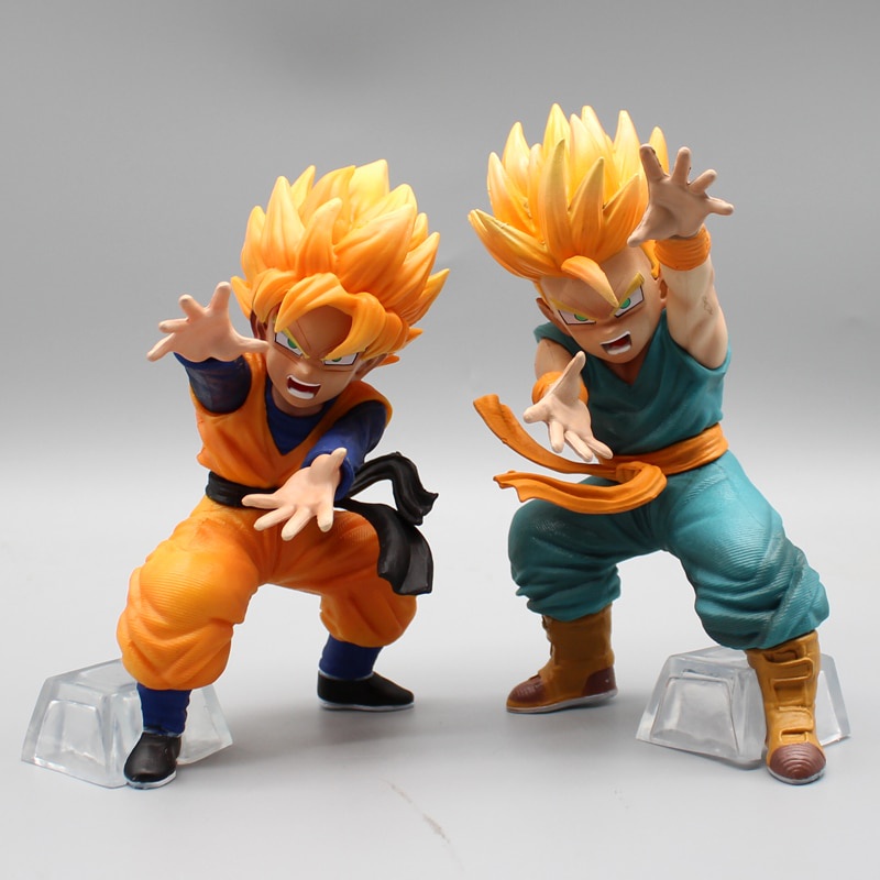 Dragon Ball Z Anime Figure Trunks Son Goten Gk Figures PVC Statue Model ...