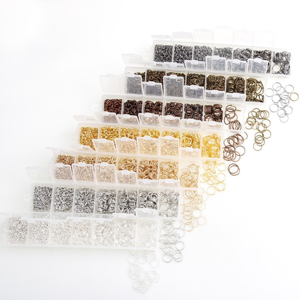 7 Sizes 3mm/4mm/5mm/6mm/7mm/8mm/10mm DIY Material Electroplating Open ...