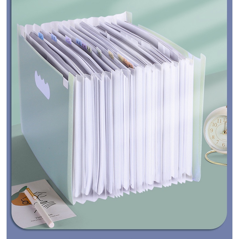 25 Pockets Expanding File Folder, Upright & Open Top, Larger Capacity ...