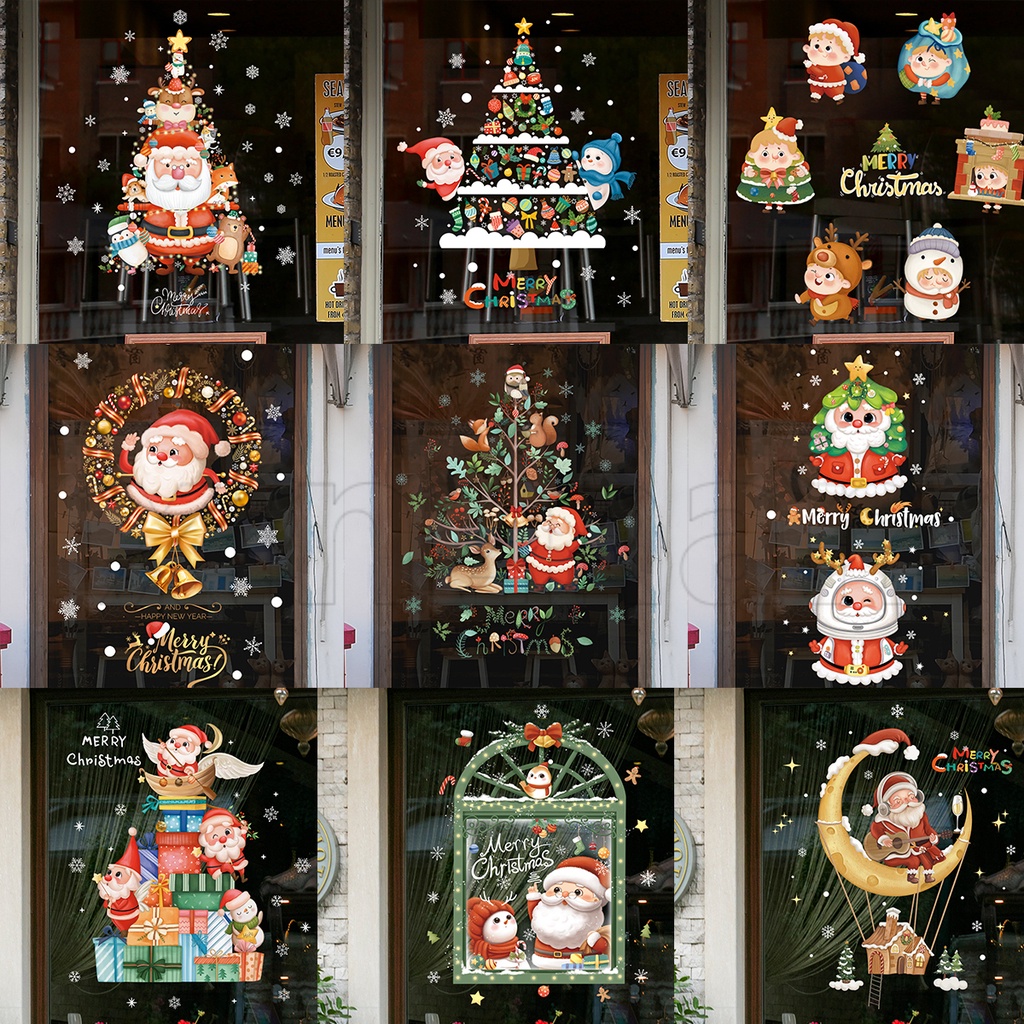 Merry Christmas Party Supplies / Christmas New Year Glass Dress up ...