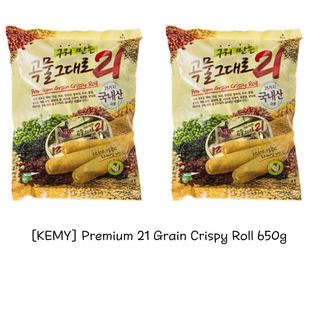 [KEMY] Premium 21 Grain Crispy Roll 650g | Shopee Singapore