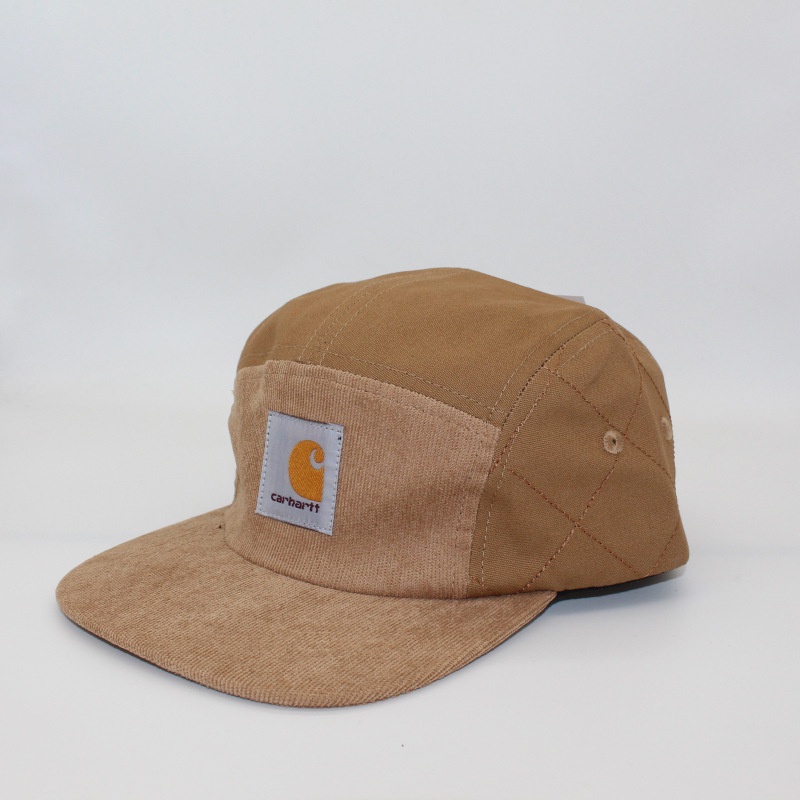 2023 Baseball Cap 5 Panel Cap Soft Top Corduroy Spell Canvas Short Brim ...