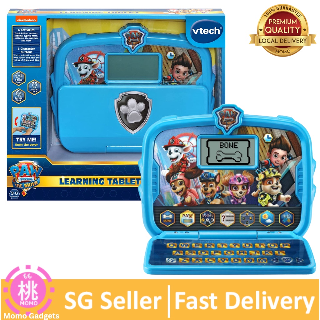 VTech PAW Patrol / PJ Masks Learning Tablet , Blue | Shopee Singapore