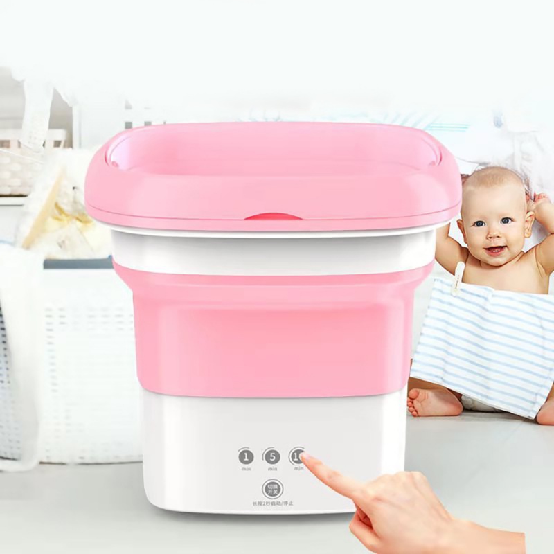 Mini Portable Washing Machine With Dryer Collapsible Washing Machine ...