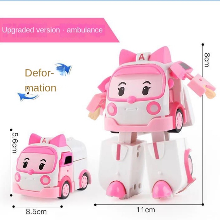 Deformation Robo car Toys Set Poli Robot Toys For Kids Transformer ...