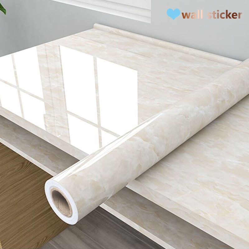Marble Pattern Kitchen Waterproof and Oil-proof Sticker Cabinet ...