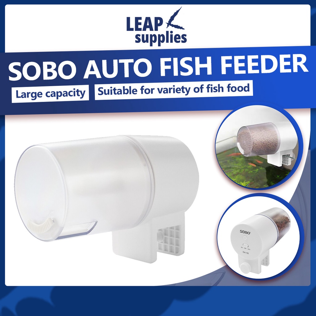 SOBO Fish Auto Feeder | Fish Automatic Holiday Feeding Machine | Shopee ...