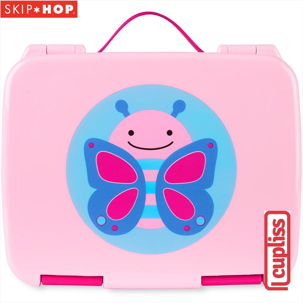 Skip Hop Original Zoo Bento Box 286710 Butterfly Cupliss KG Lunch Box ...
