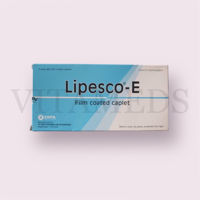 Lipesco-E Tablets 30 film coated caplet - For healthy nerves (Lipesco e ...