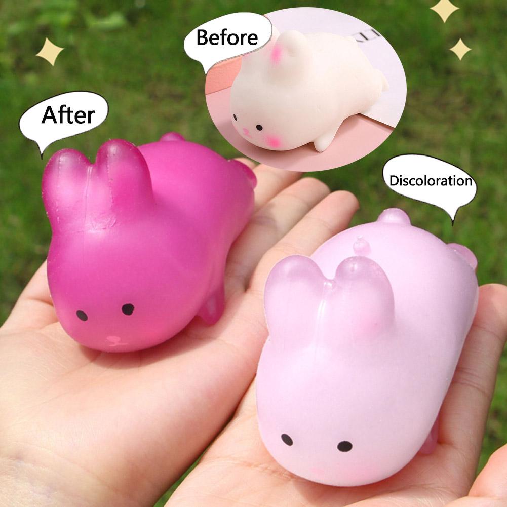 Rabbit Squishy Kawaii Animal Cute Chick Rabbit Strawberry Mochi ...