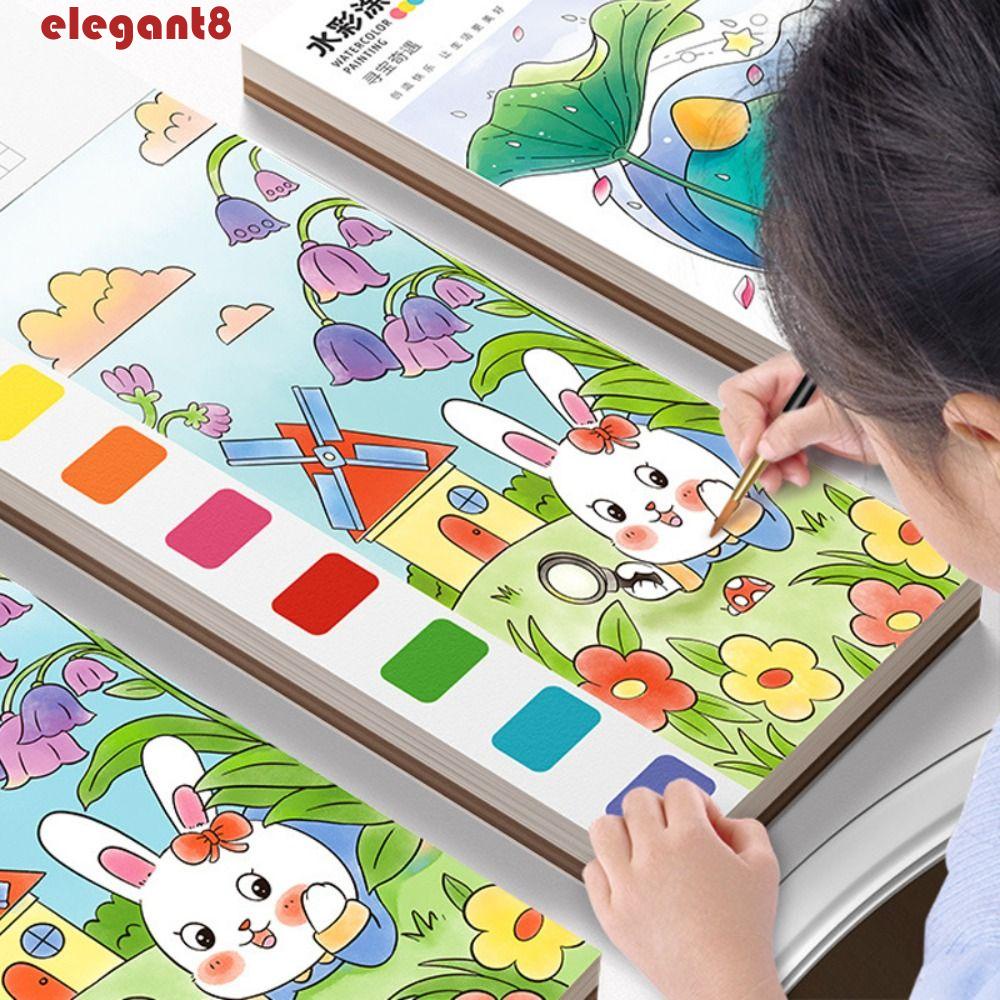 ELEGANT Gouache Graffiti Picture Book DIY Bookmarks Artist Tool Set ...