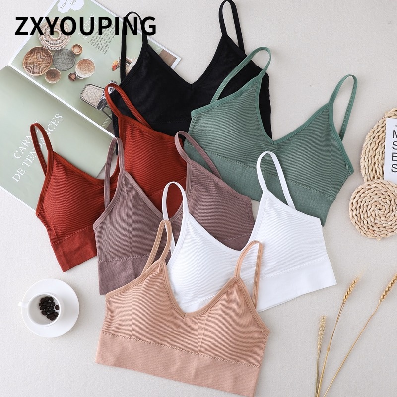 ZXYOUPING Sexy Women Backless Bras Push Up Solid Colors Brallete with ...