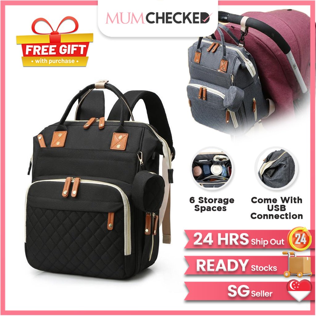 Multifunction Baby Diaper Bag | Large Capacity Maternity Backpack ...