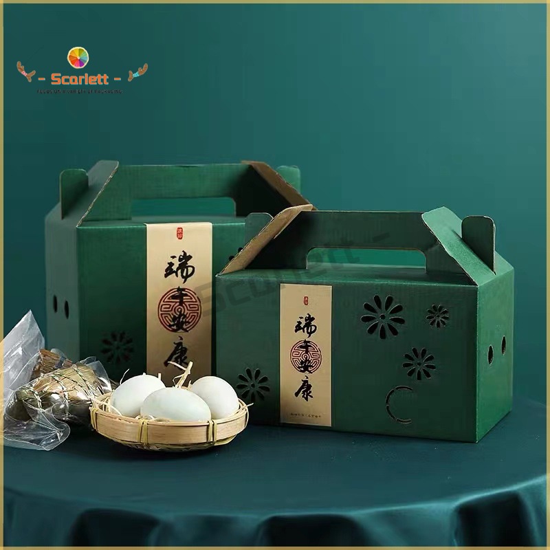 (MOQ:10pcs) Premium Creative Portable Universal Red&Green Gift Box With ...