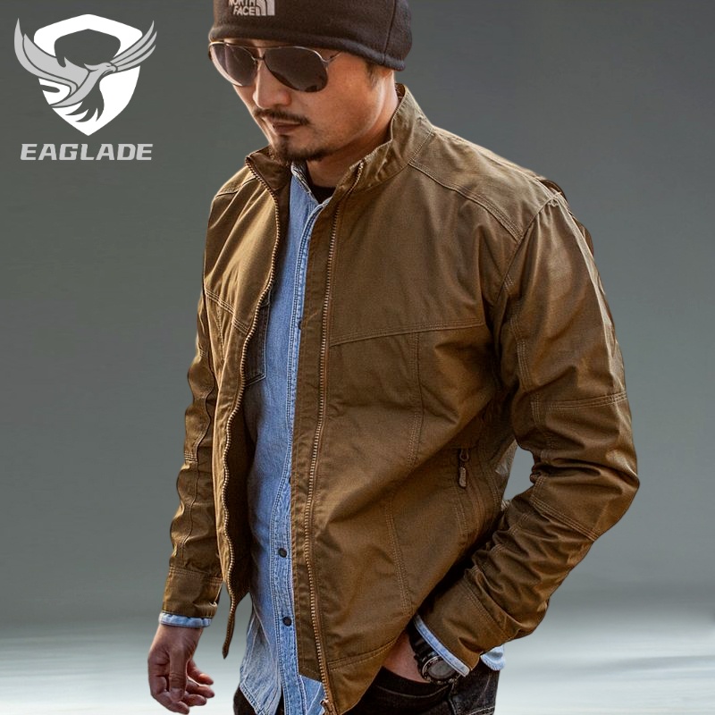 EAGLADE Tactical Bomber Pilot Men CK540 In Brown Waterproof Windproof ...