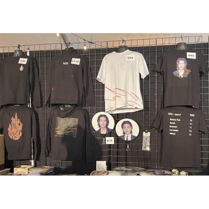 KPOP Bangtan SUGA AGUST D TOUR MERCH Cotton T-shirt Plus Size Korean ...