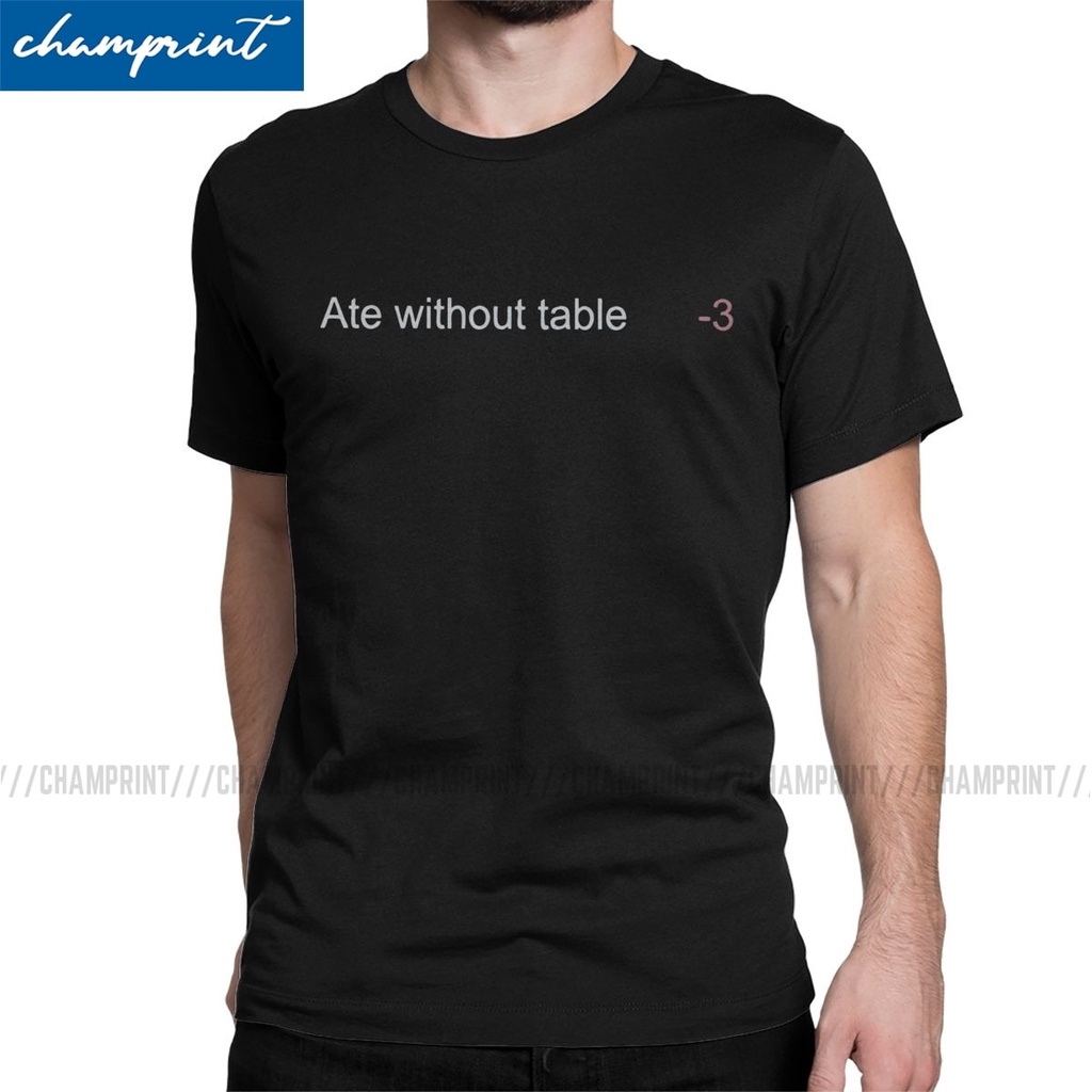 Vintage Ate without Table Shirts men Cotton shirt pure Gola Rimworld ...