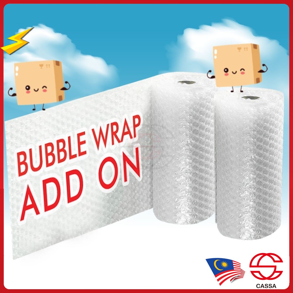 ADD ON BUBBLE WRAP ON PARCEL (ONLY FOR ADD-ON) | Shopee Singapore