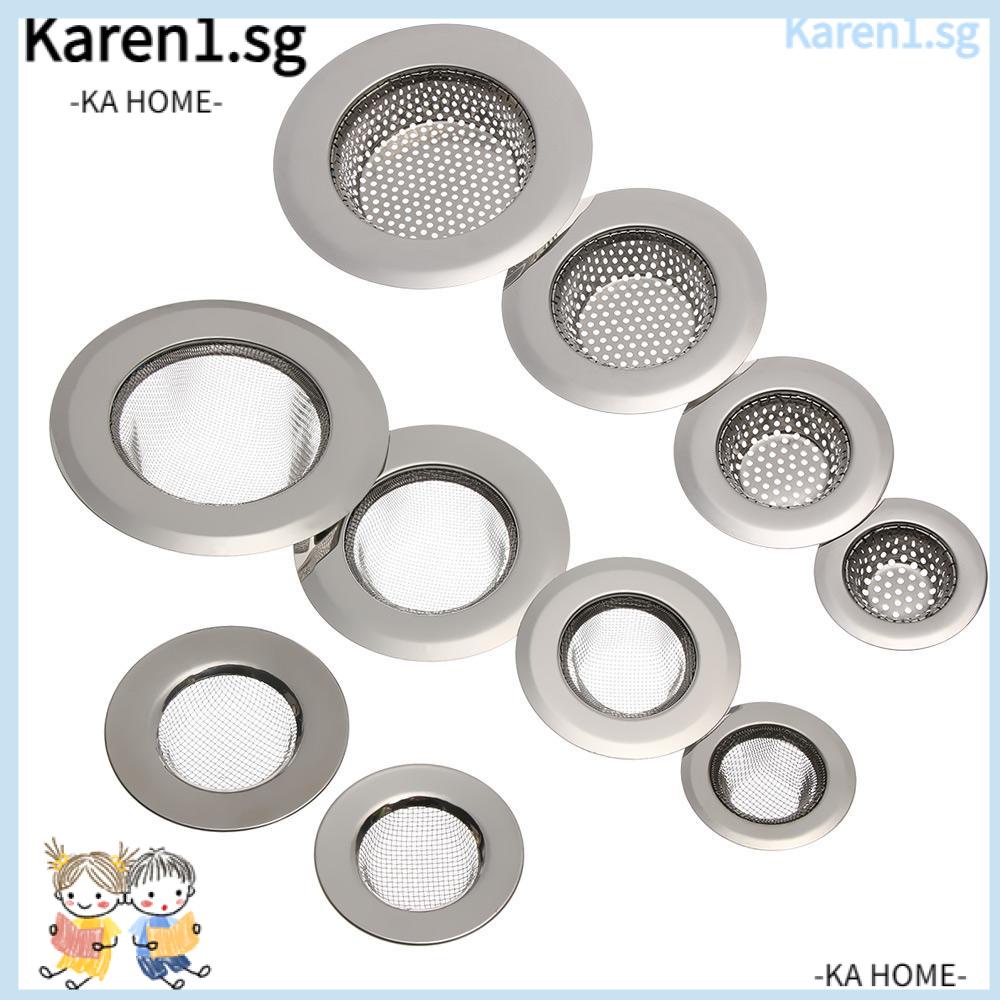 KAREN Bathroom Drain Filter Kitchen Mesh Trap Sink Strainer Sewer ...