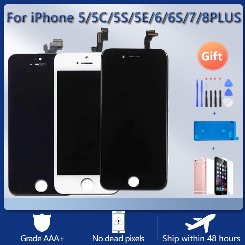 LCD Display For IP5 5C 5S SE 6 6S 7 8 Plus Touch Screen Replacement For ...