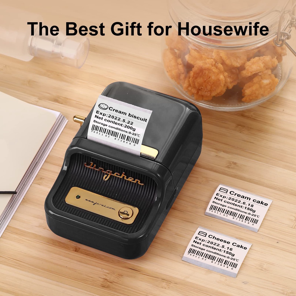 Niimbot B21 Wireless Thermal Label Printer Mini Portable Barcode Maker ...