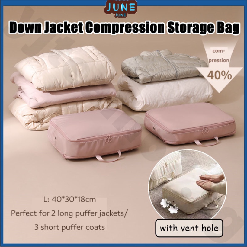 【2Pcs】Down Jacket Storage Bag Household Clothes Tidy-Up Special Travel ...