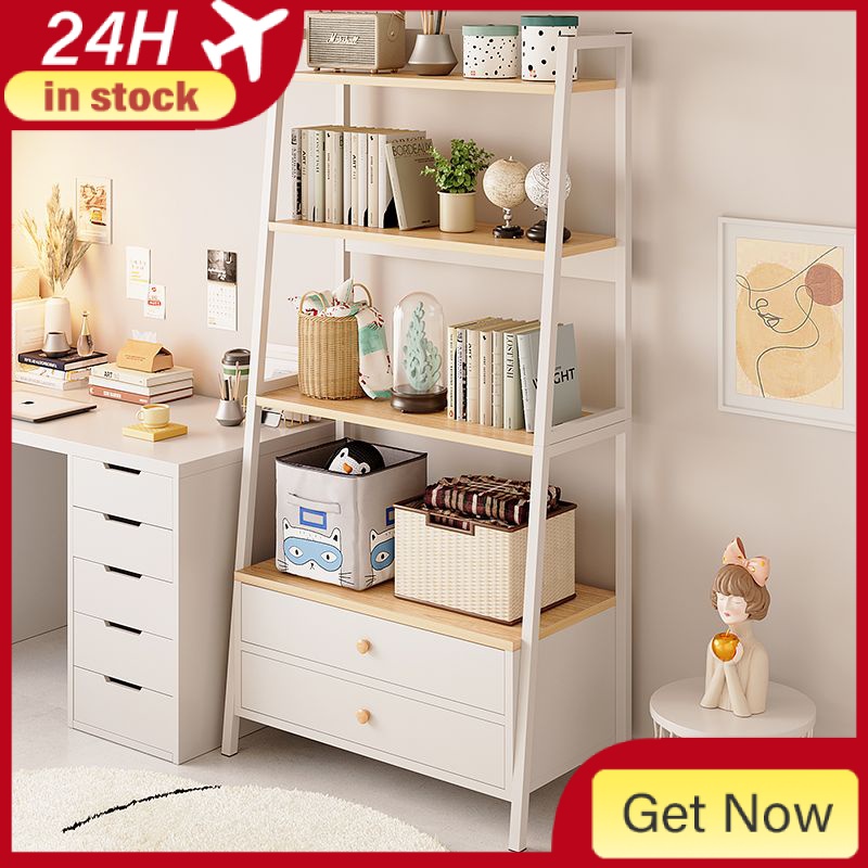 [48h Shipping]ins Wind bookshelf shelf floor bedroom household multi ...