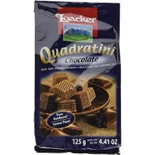Loacker Chocolate Quadratini Wafer Biscuits 125g | Shopee Singapore