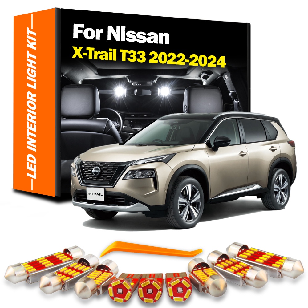 Zubehör YEE PIN Anti-Rutsch Matten | Für Nissan X-Trail T33 (2022-2024) | Weiß | Mittelkonsole ...