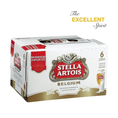 Stella Artois cans 6pcs 330ml | Shopee Singapore