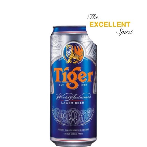Tiger Lager Beer Can 490ml | Shopee Singapore