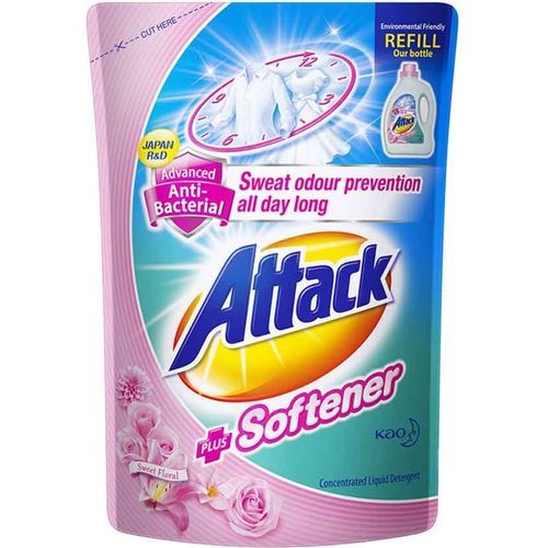 Attack Liquid Detergent Plus Softener Refill 1.4kg | Shopee Singapore