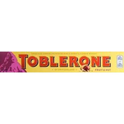 Toblerone Fruit & Nut 100g | Shopee Singapore