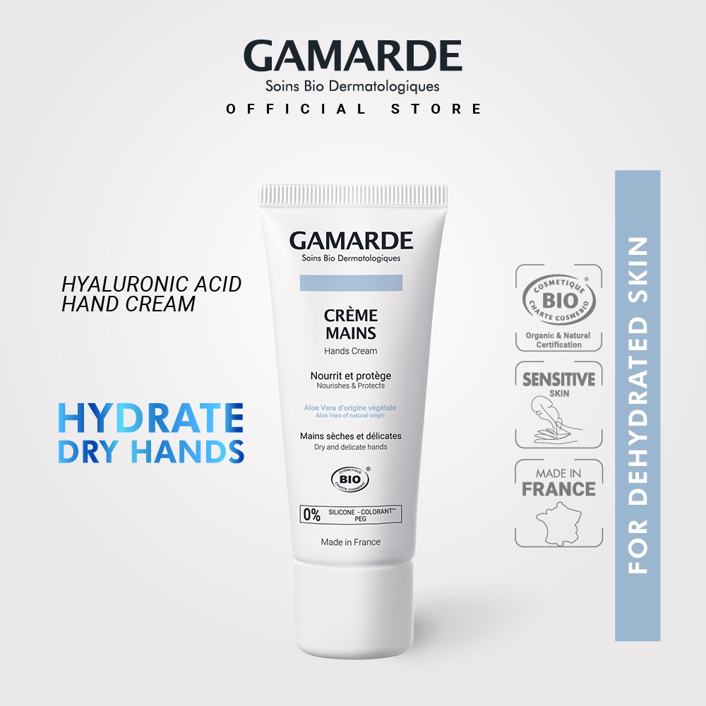 GAMARDE HYDRATATION Organic Hydrating Hand Cream 40ml, Moisturizing ...