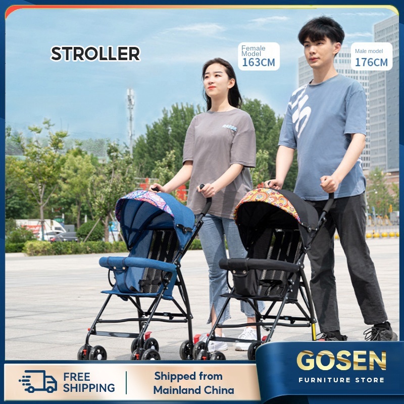 Byto Baby Stroller Can Sit and Lie Down Baby Is Light and Foldable ...