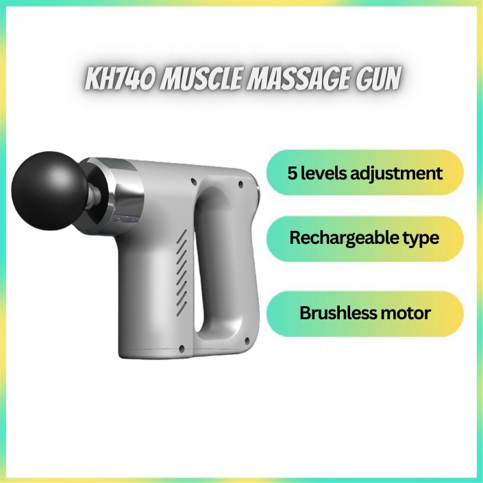 WDM Fitness Massage Pistols Massaging Gun Pistol Massager Muscles Mini ...