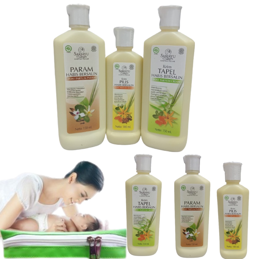 Sariayu ECONOMY PACK 3IN1 SET After Delivery (TAPEL, PILIS,PARAM ...