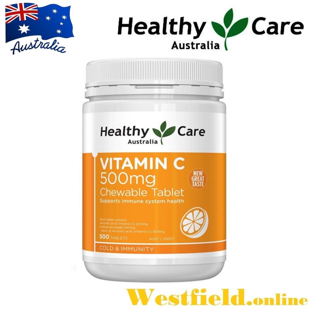 [Australia Import EXP 04/2026] Healthy Care Vitamin C ( 500 Tablets ...