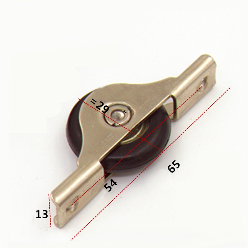 4Pcs iron frame+nylon Mute Wheel sliding Door Wheel cupboard/Window ...