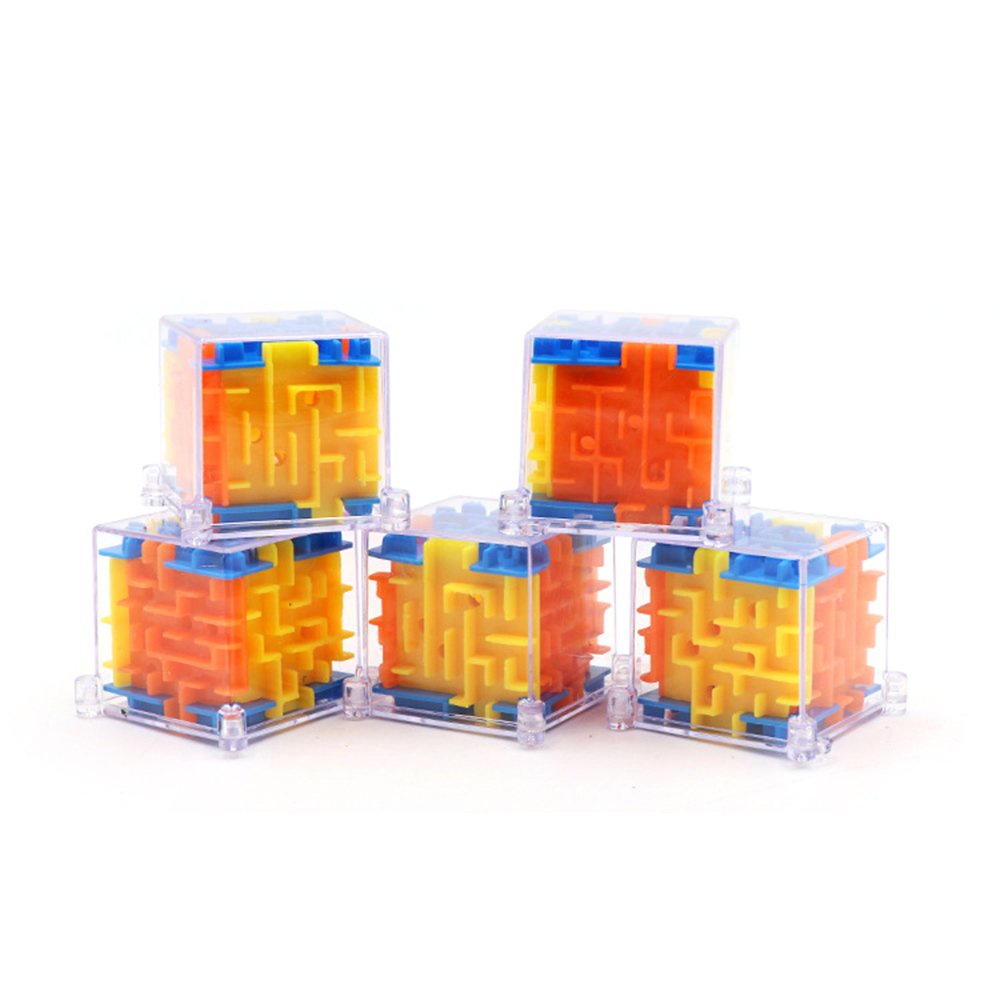 Engaging Mini Bead Ball Maze Cube Early Development Toy for Children ...