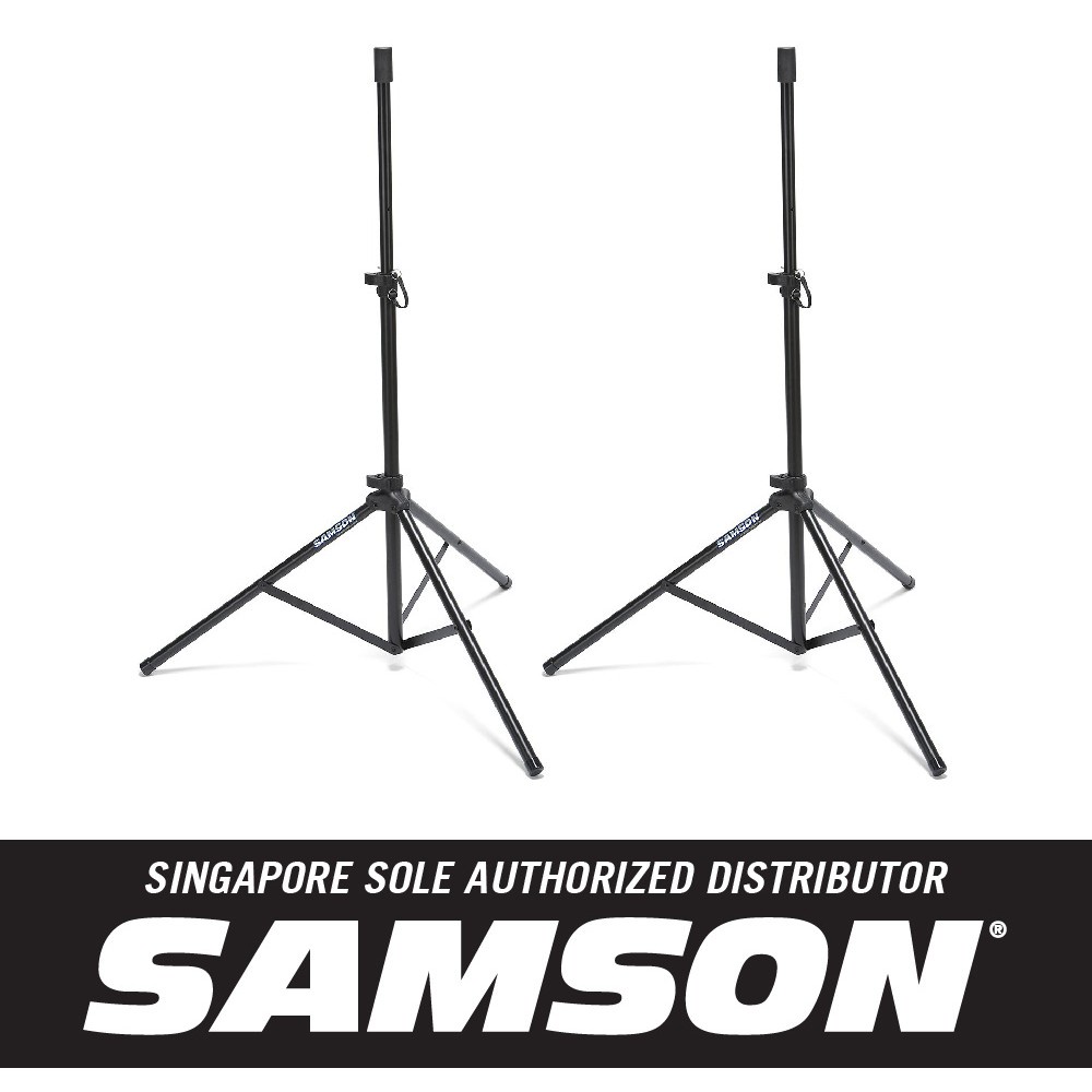 Samson LS50P Lightweight Speaker Stand Set (Pair) | Shopee Singapore