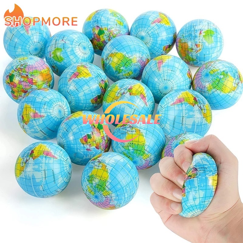 [Wholesale Price] World Map Stress Relief Squeeze Balls Funny Mini ...