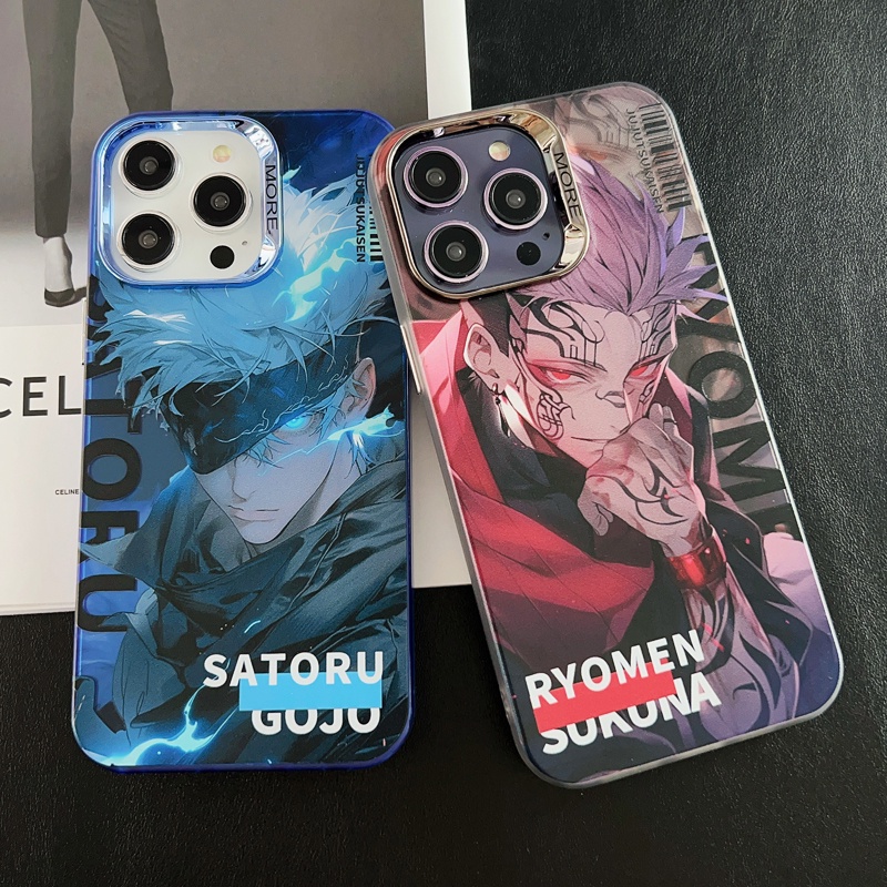 Color-plated Jujutsu Kaisen Gojo Satoru Ryomen Sukuna Phone Case For ...