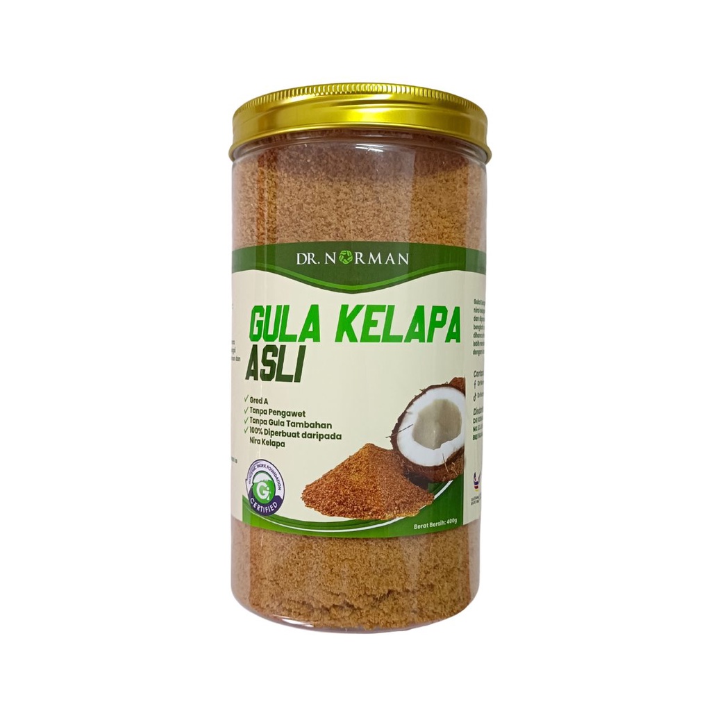 Dr. Norman Gula Kelapa Low Glycemic Index GI (400g) | Shopee Singapore